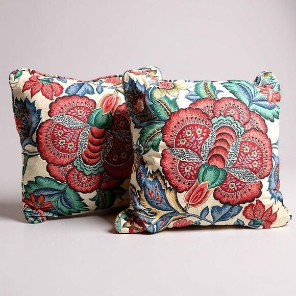 Waverly | Bedding | 2 Vintage Waverly Floral Multicolor 6 Farmhouse ...